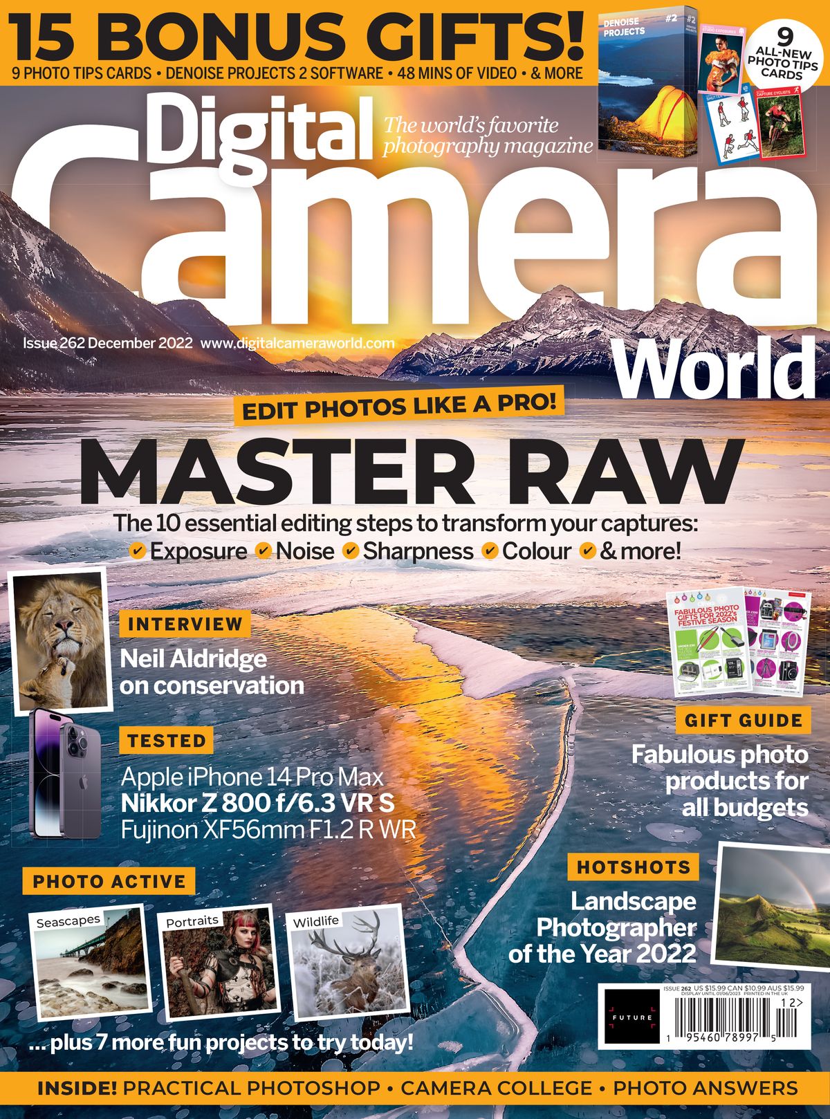 Get 15 bonus gifts with the December issue of Digital Camera mag ...