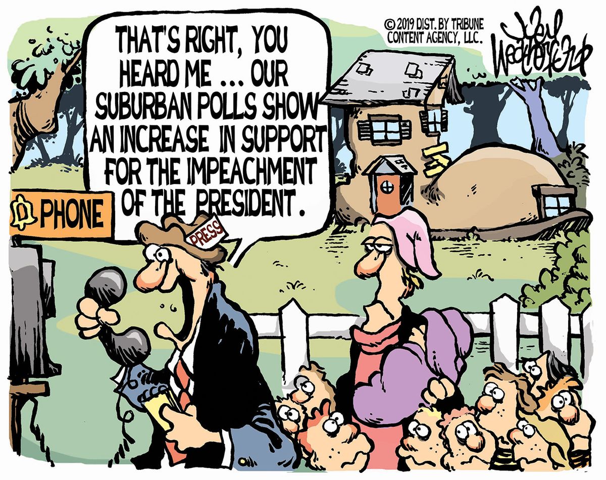 Political Cartoon U.S. Suburban Polls Trump Campaign | The Week