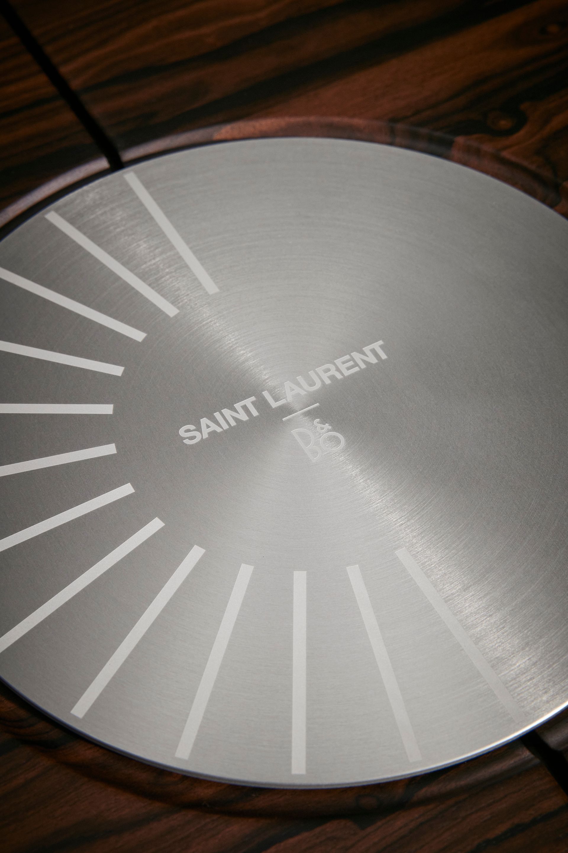 Bang & Olufsen x Saint Laurent Rive Droite turntable | Wallpaper*