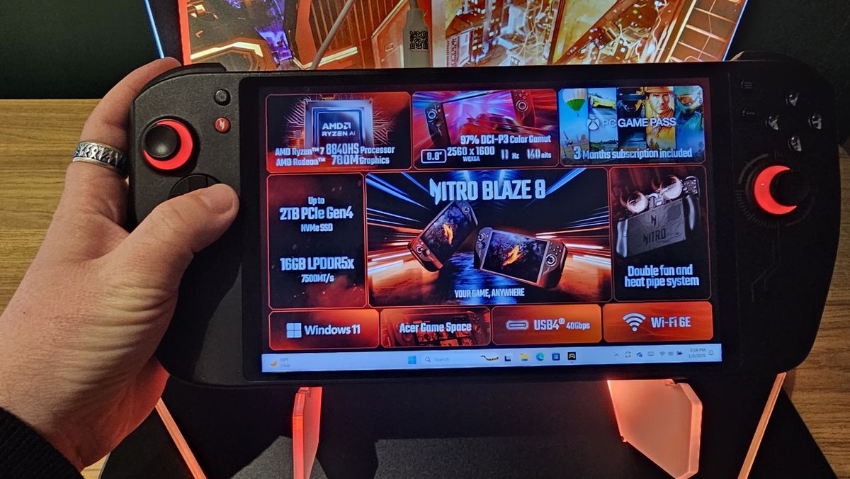 Acer’s gaming handhelds go big with 9- and 11-inch displays – Nitro Blaze 8, Blaze 11 pack AMD ...