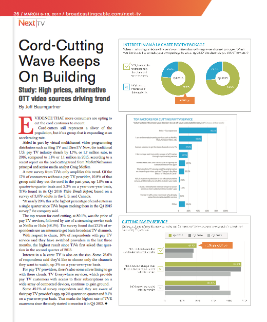 Cord-Cutting Wave Keeps On Building | Next TV
