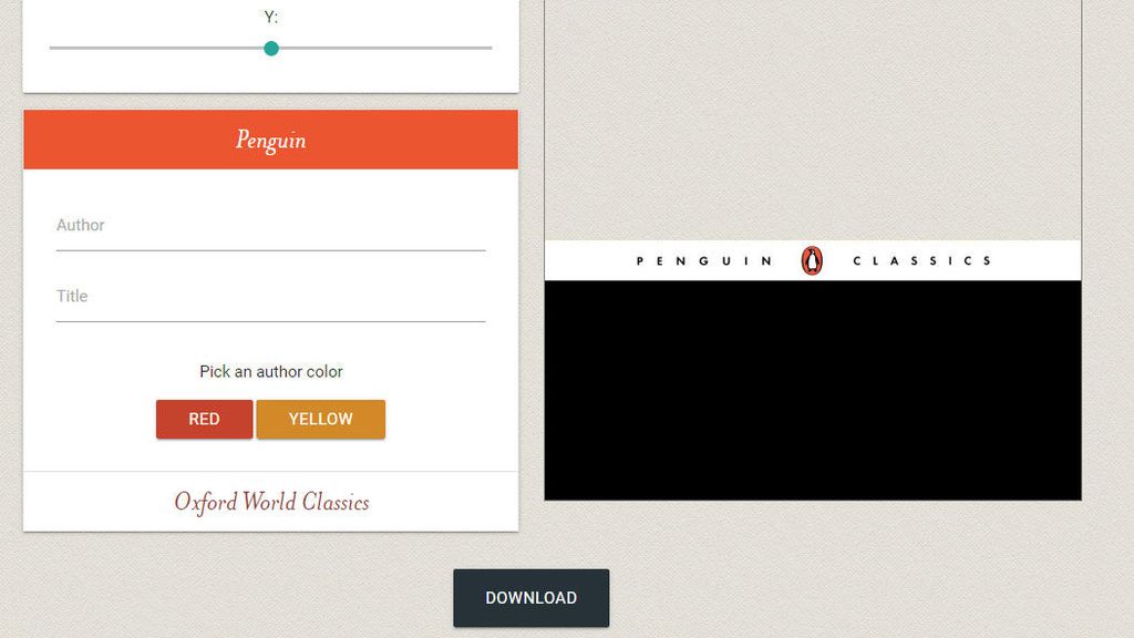 This Penguin Classics book cover generator provides hours of fun ...