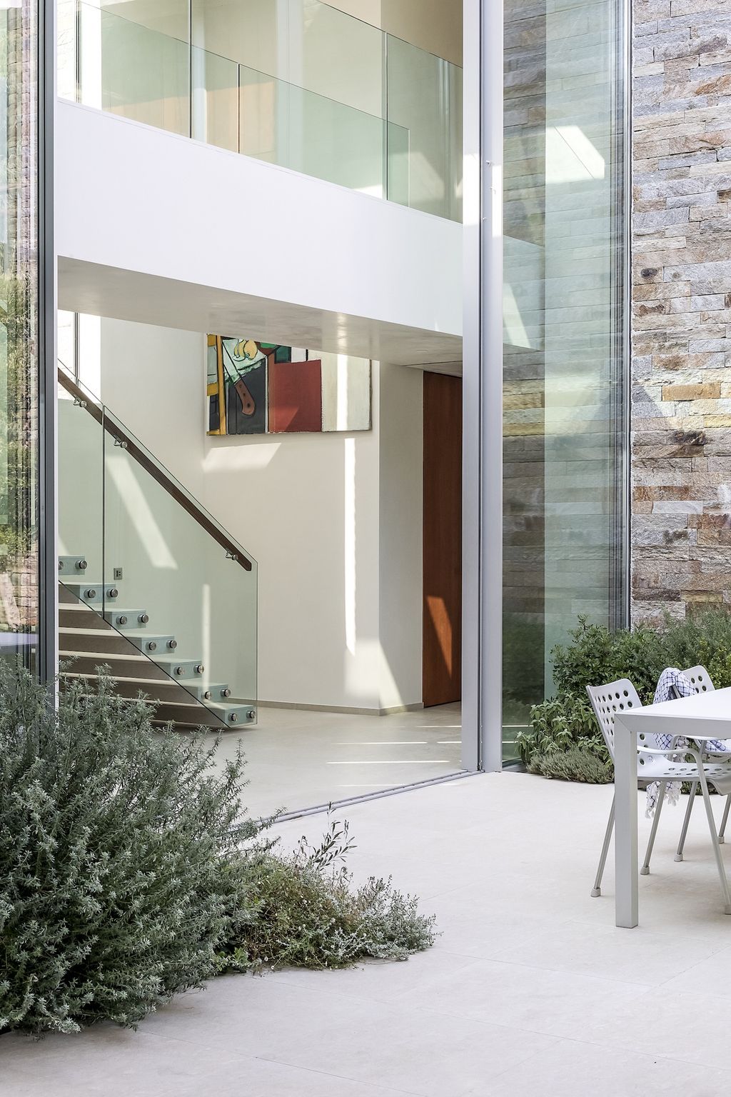 Explore a striking modern home in Provence with Mediterranean views