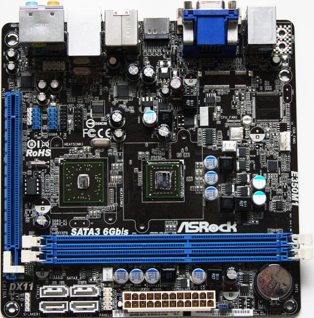 ASRock E350M1: Enter Brazos - ASRock's E350M1: AMD's Brazos Platform ...