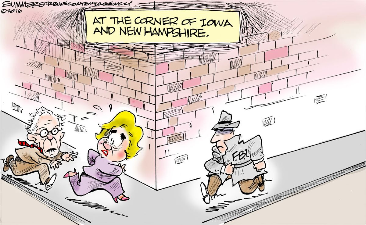 Editorial Cartoon Hillary Iowa NH | The Week