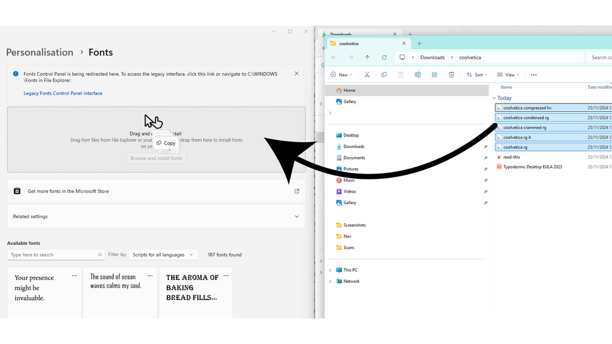 How to download and install fonts on Windows | Creative Bloq