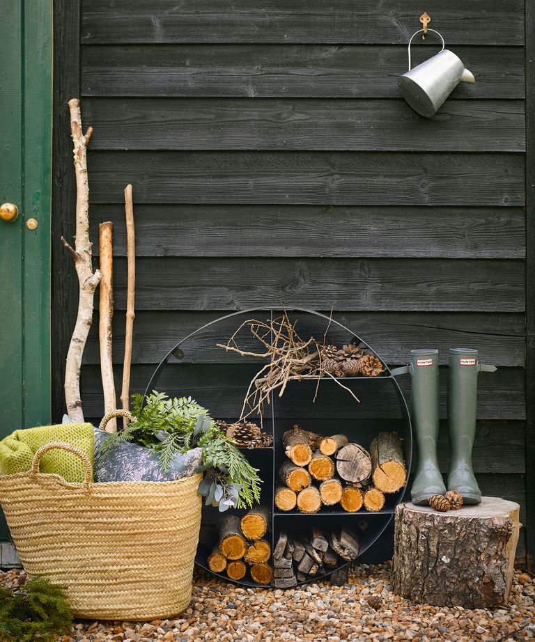 Log store ideas: 9 stylish designs | Homes and Gardens