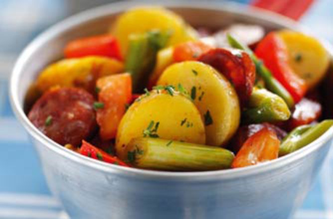 Chorizo and potato tapas | Spanish Recipes | GoodtoKnow