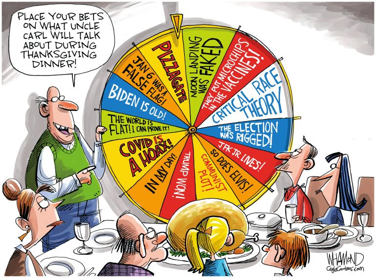 5 deliciously funny cartoons about Thanksgiving politics | The Week