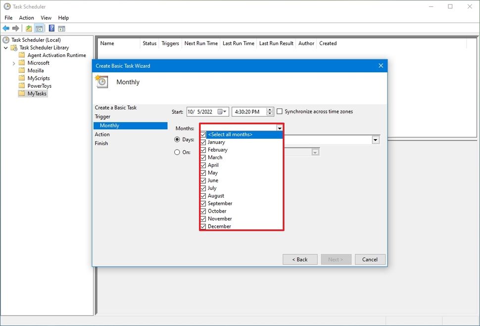 How To Create An Automated Task Using Task Scheduler On Windows 10 Windows Central