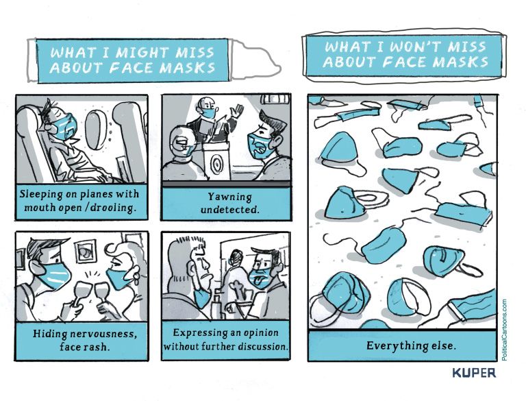 Farewell, masks | The Week