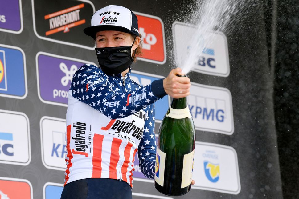 Ruth Winder wins Brabantse Pijl Dames after Demi Vollering celebrates ...