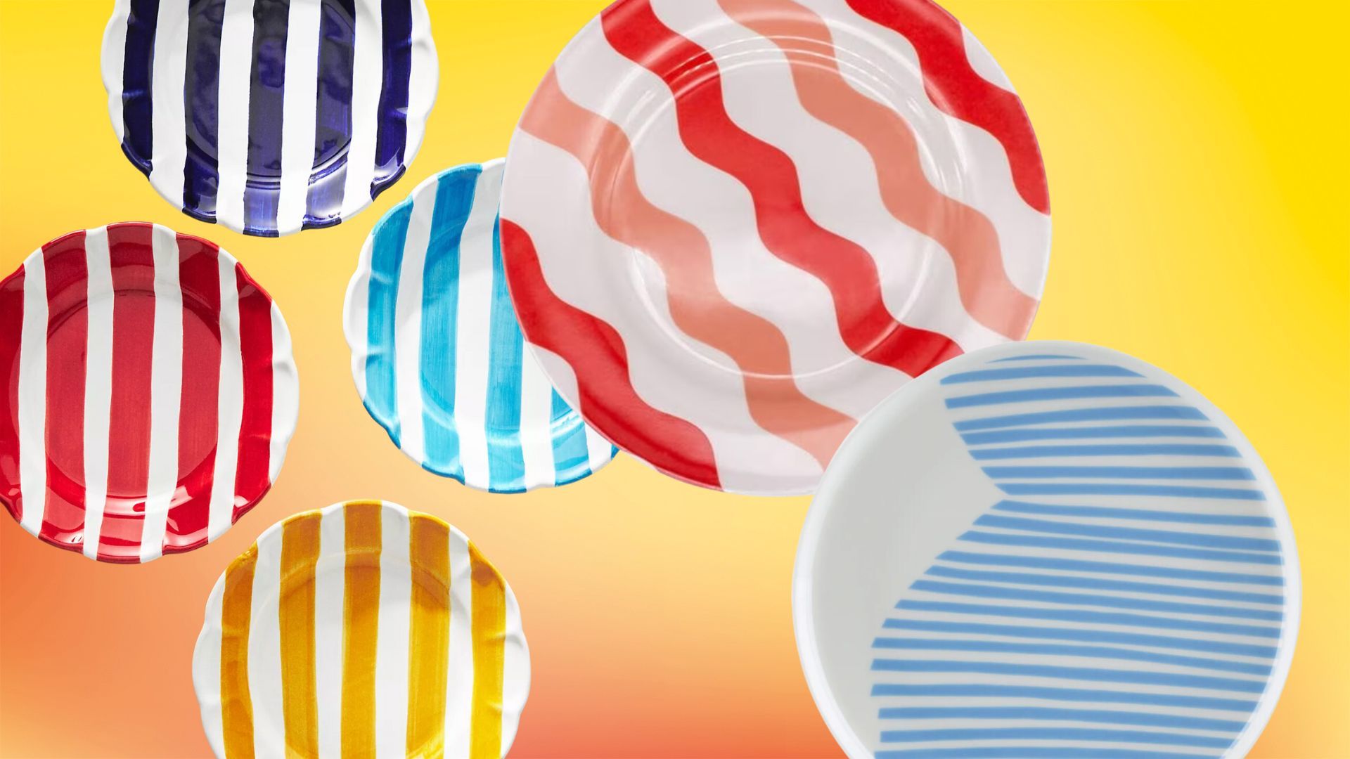 The 12 best striped plates for very artistic tables own | Livingetc