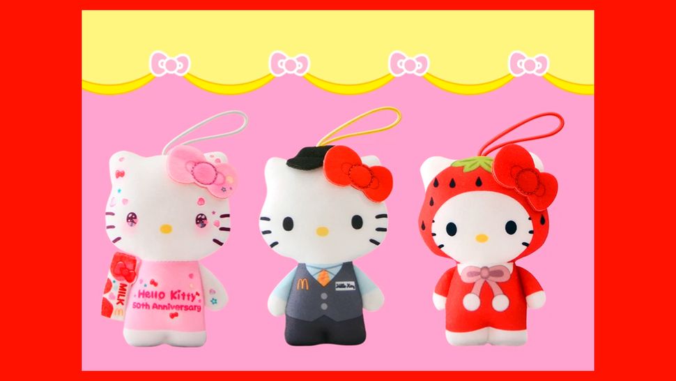 Hello Kitty looks too cute in anniversary McDonald's Happy Meal collab ...