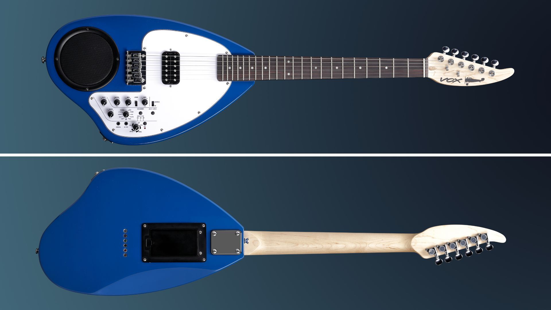 Vox APC-1, a guitar with a built-in speaker, drum machine and FX ...