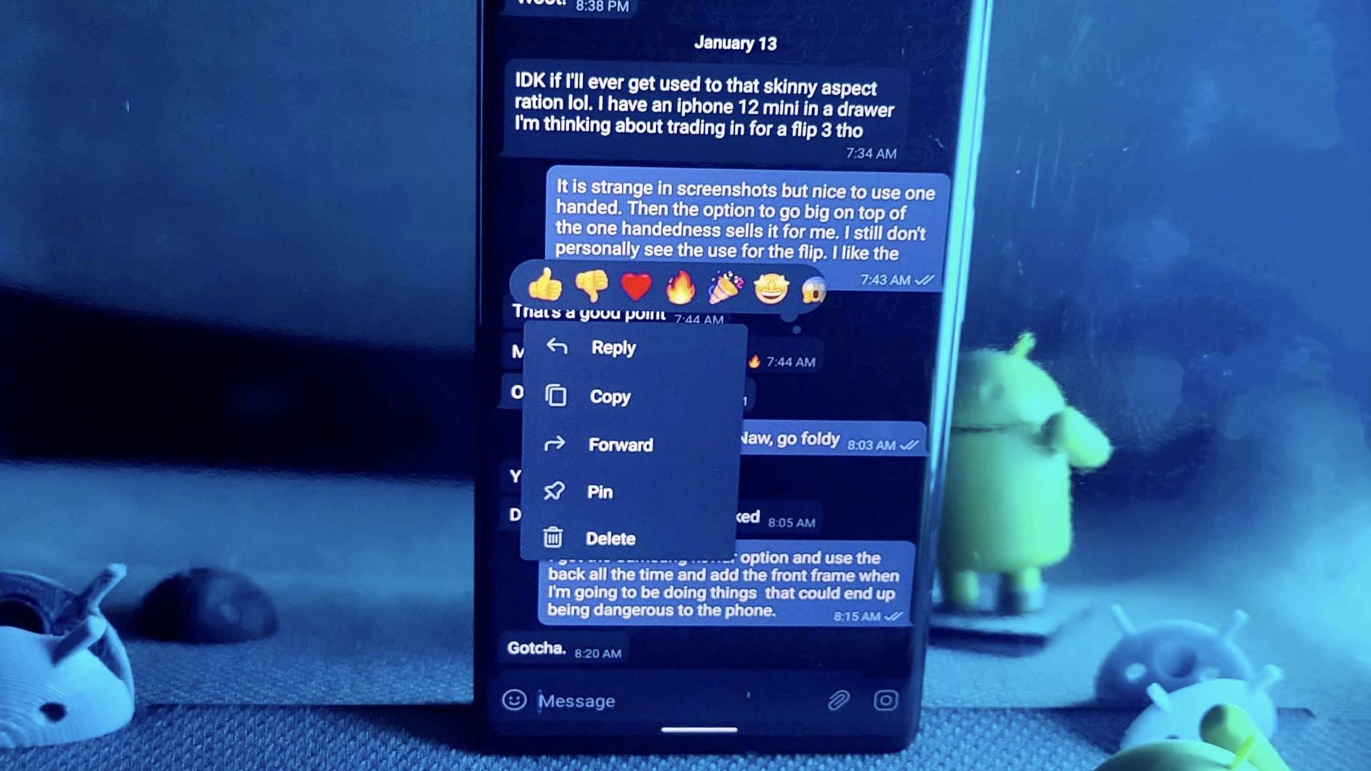 How to apply reactions to Telegram messages | Android Central