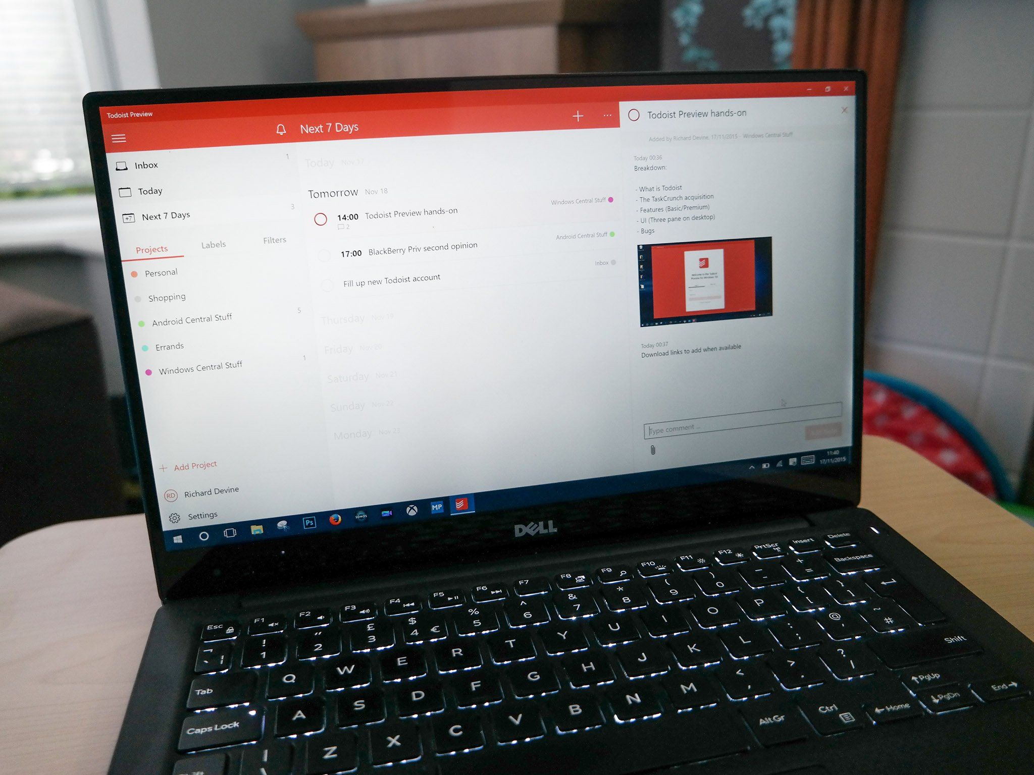 First look at Todoist for Windows 10: A sleek and powerful way to ...
