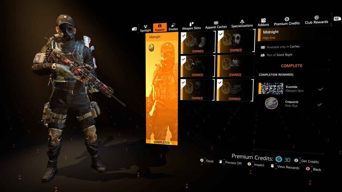 How to get the Silent Night event apparel in The Division 2 | Windows ...