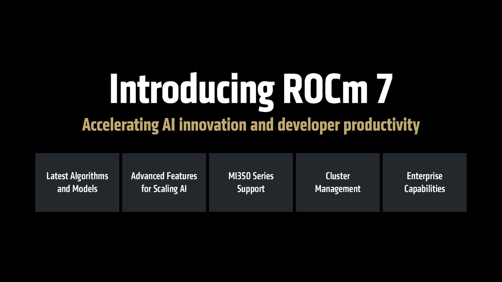 AMD unveils ROCm 7 — new platform boosts AI performance up to 3.5x ...