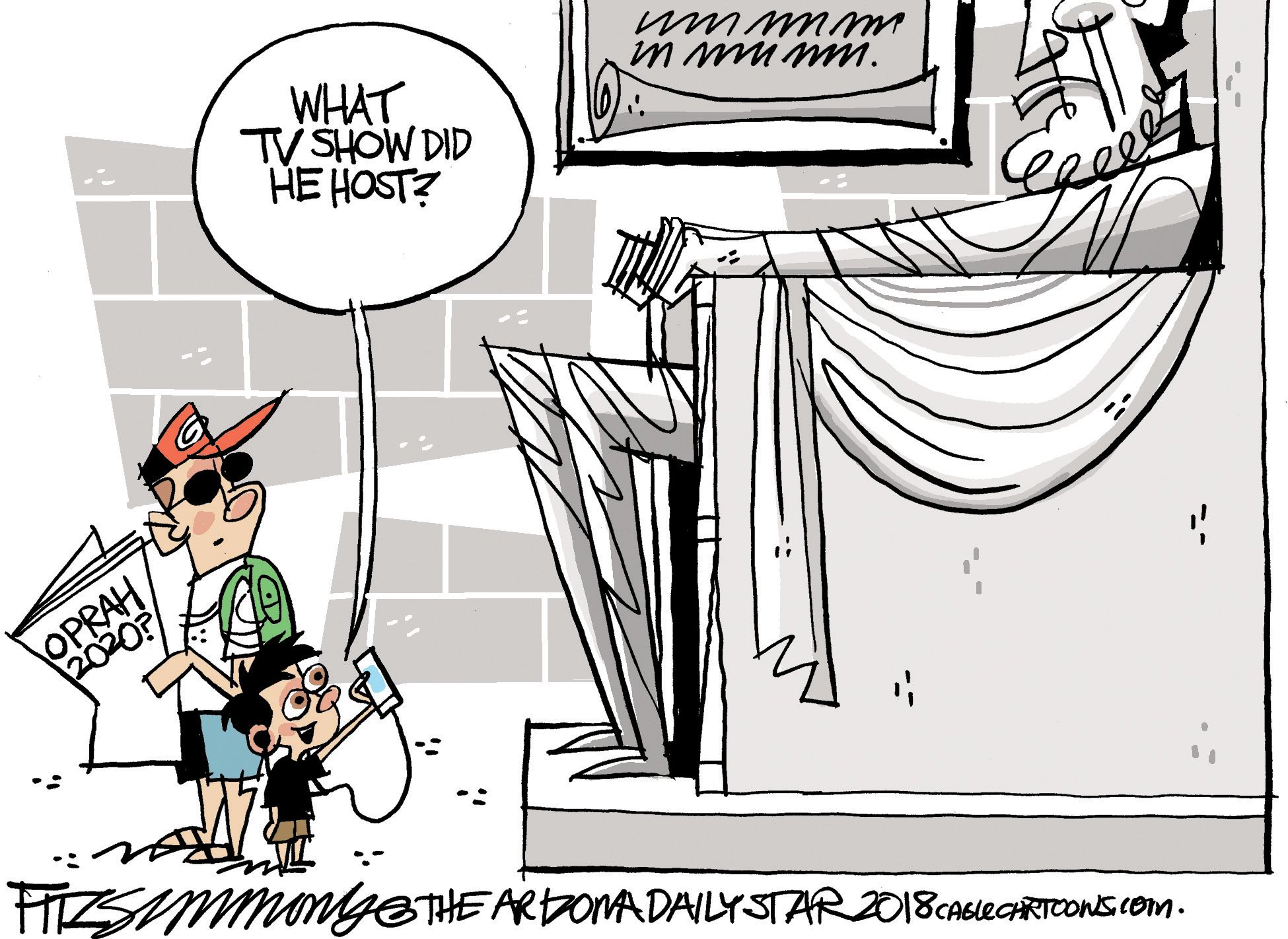 Political cartoon U.S. Oprah 2020 Hollywood presidency Lincoln | The Week