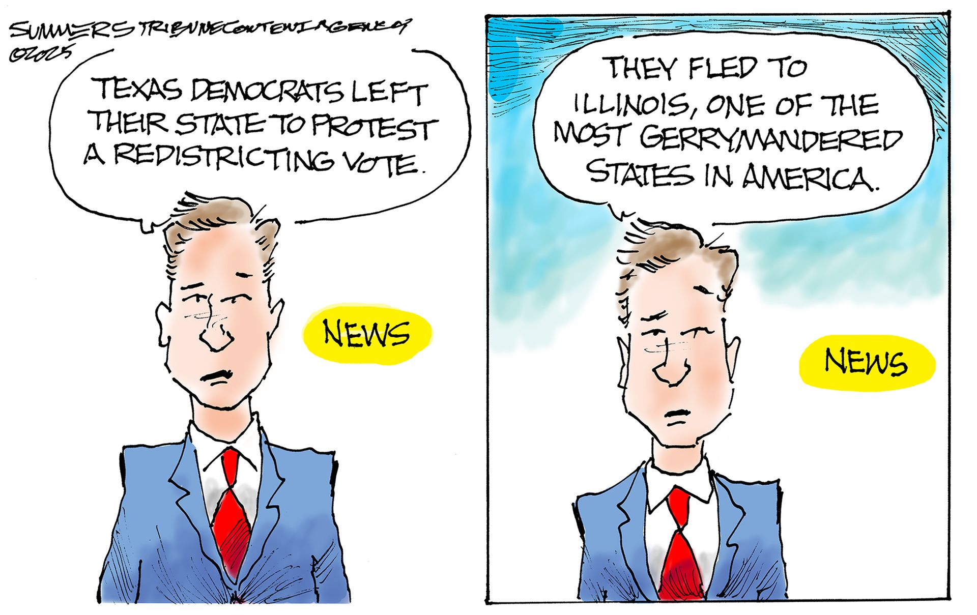 5 hastily redrawn cartoons about redistricting | The Week