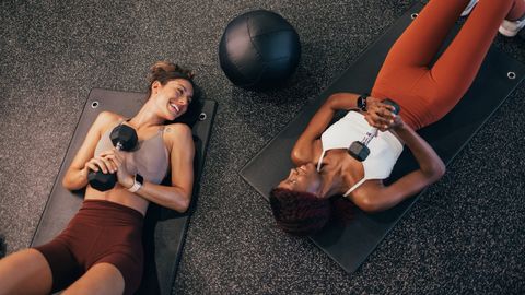 You Only Need Dumbbells To Do This Legs, Bums And Tums Workout | Coach