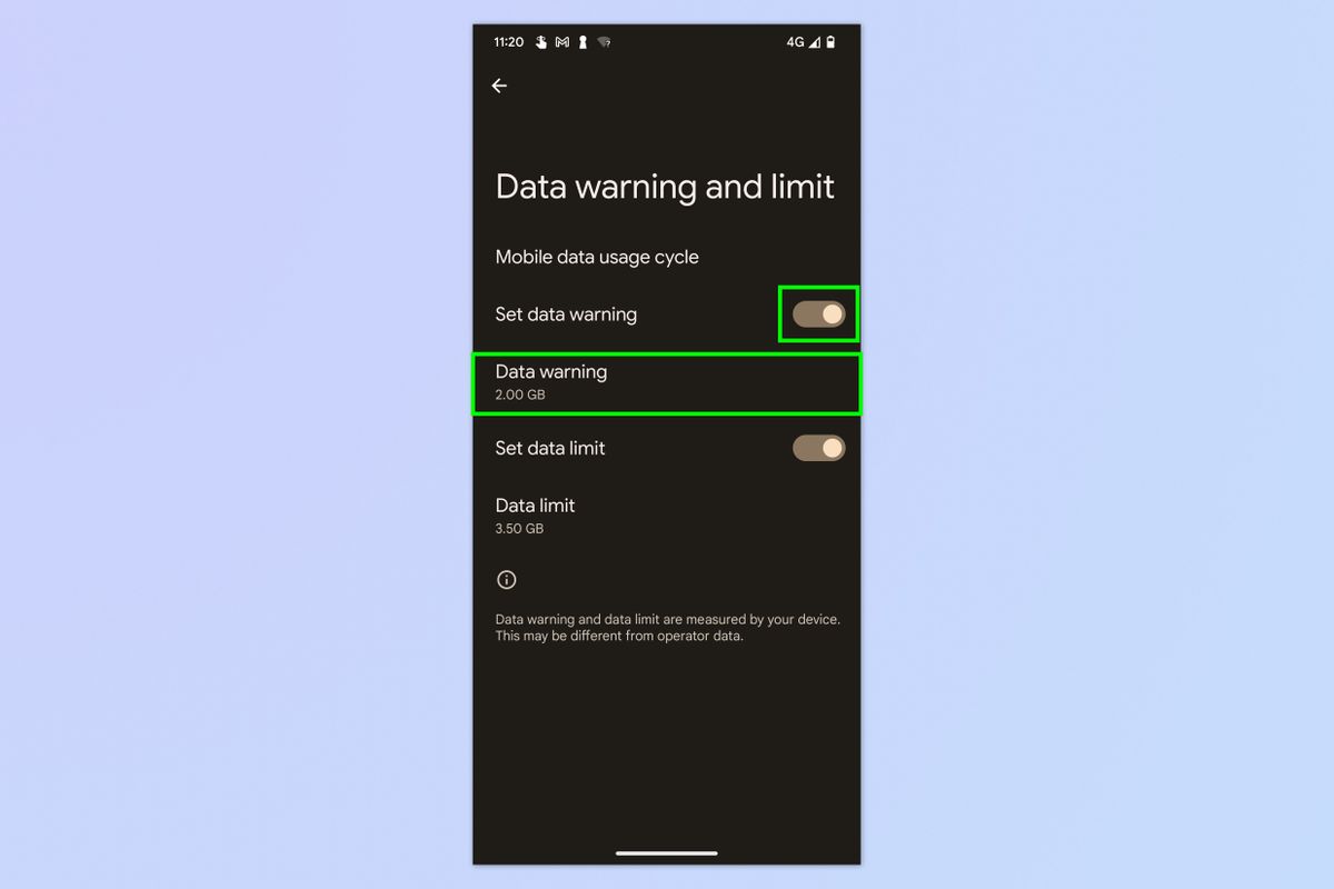 How to set data limits on Android | Tom's Guide