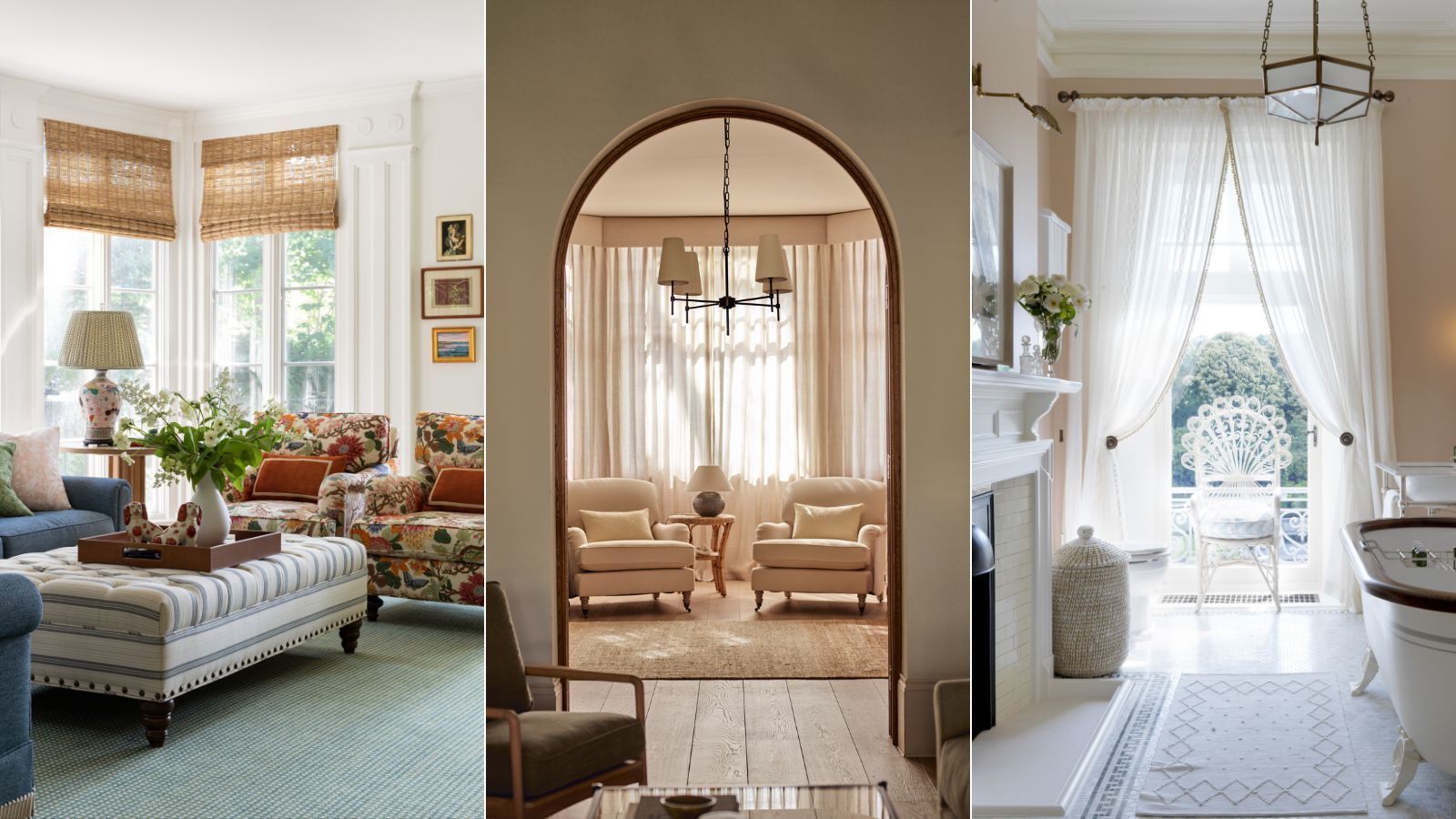 Sheer window treatment ideas: for a soft and relaxed look