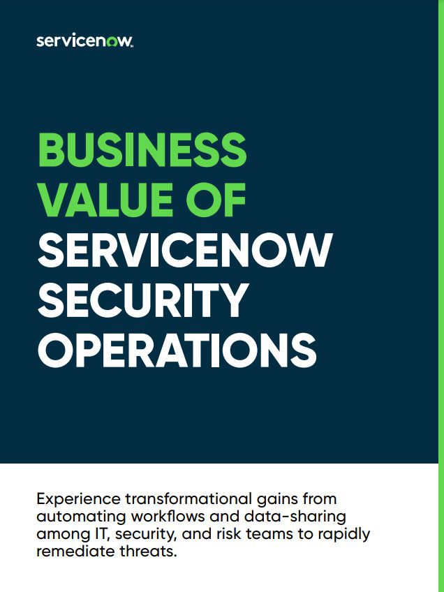 Business value of ServiceNow security operations | ITPro