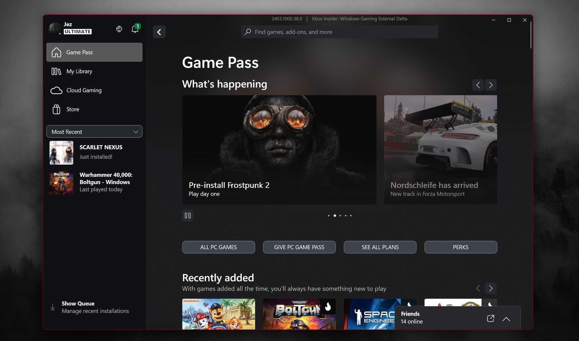 You know, the Xbox app for PC Game Pass on Windows 11 just got updated ...