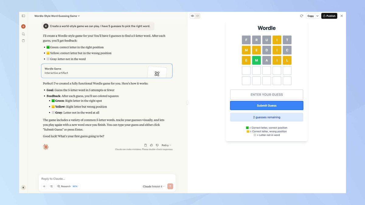 I used AI to make my own Wordle-style games — here's how you can too ...
