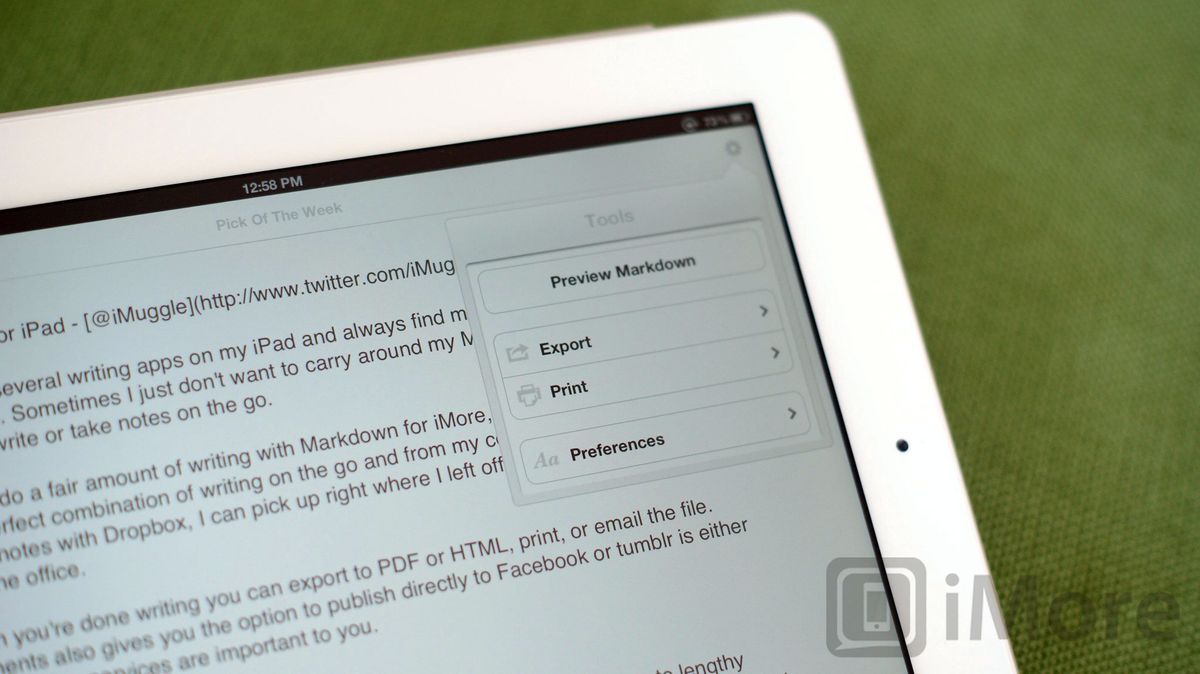 Byword vs. iA Writer vs. Elements: iPad text editor app shootout! | iMore