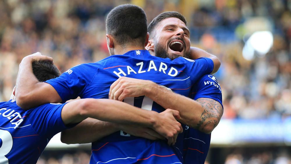 Best in the world? I think so – Hazard heaps praise on Giroud | FourFourTwo Best in the world? I think so – Hazard heaps praise on Giroud | FourFourTwo