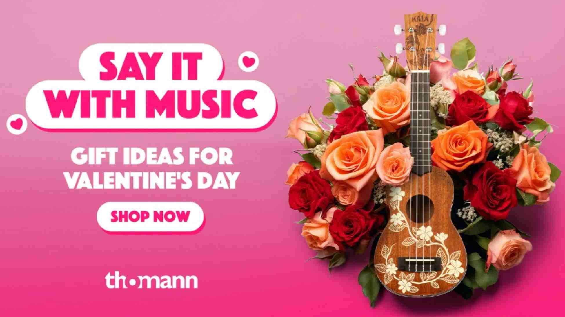 This Valentines Day, say it with… strings, plectrums and some bargain ...