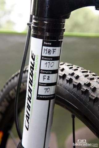 New Cannondale Lefty fork seen at World Cup #1 | Cyclingnews