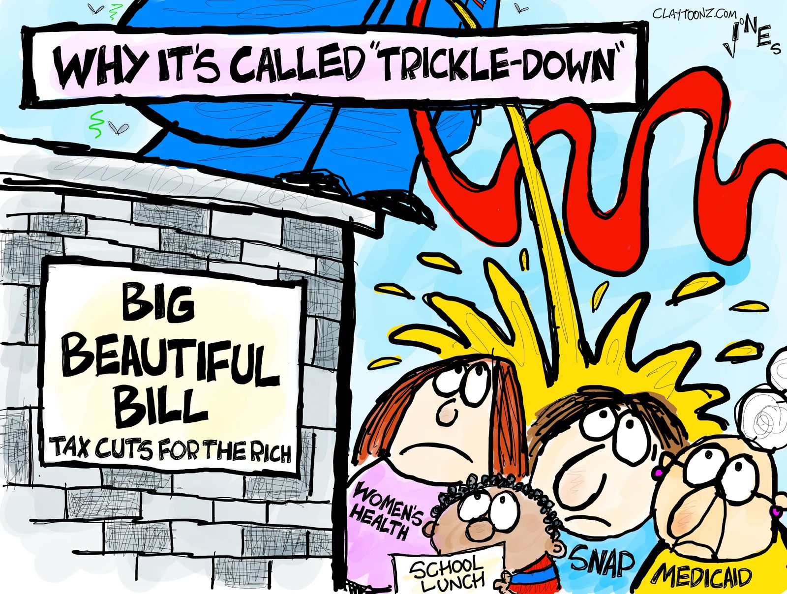 A surprising revenue stream from trickle-down economics | May 27 editorial cartoons | The Week
