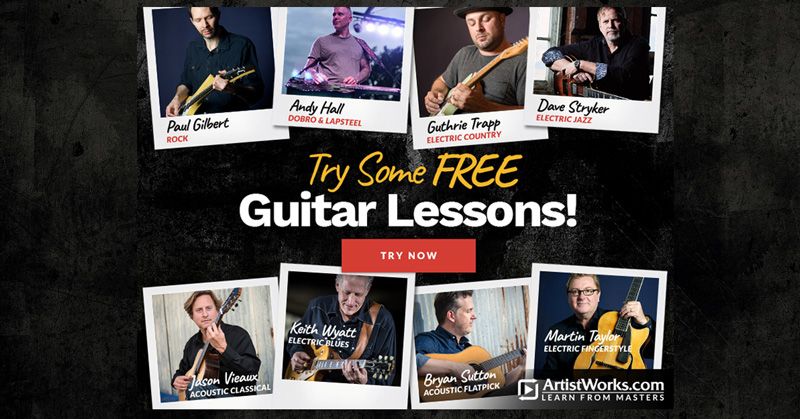 Try Free Guitar Lessons from Paul Gilbert and More with ArtistWorks ...