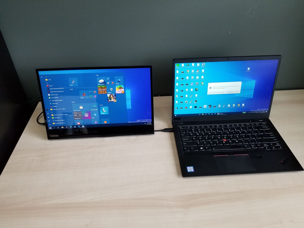 Lenovo ThinkVision M14t Portable Monitor Review: Take Touch With You ...