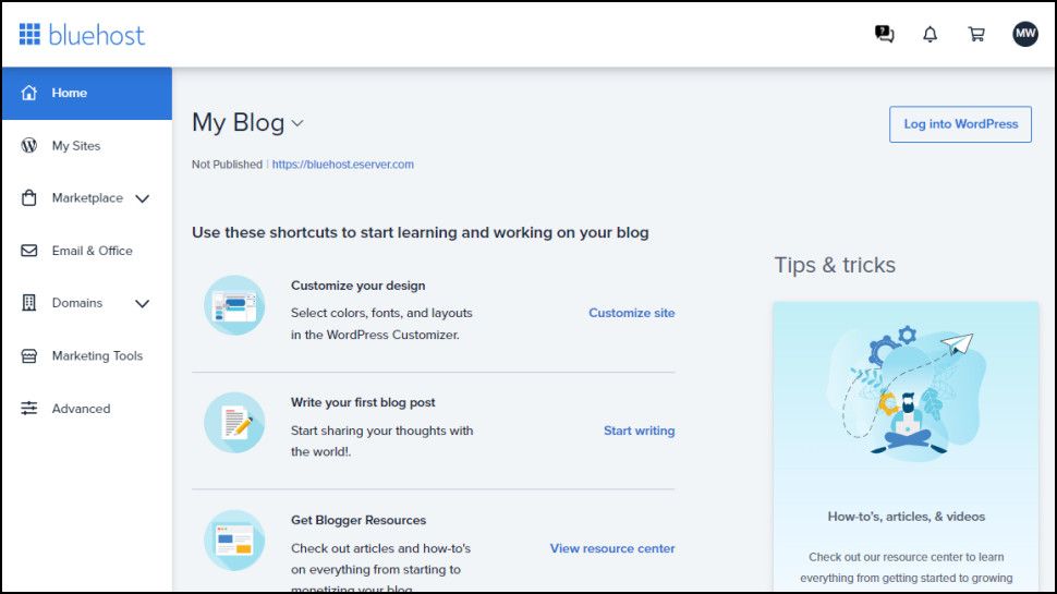 Bluehost Web Hosting review | TechRadar