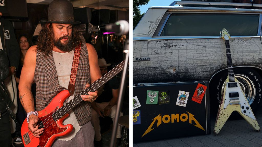 Jason Momoa orders replica of James Hetfield’s Elektra OGV | Guitar World
