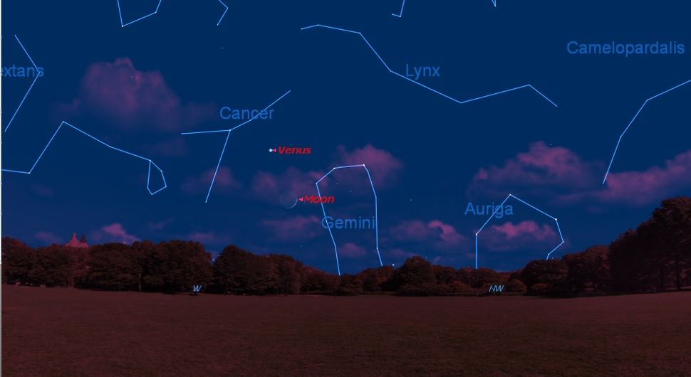 Venus at Its Best Tops a Gorgeous Crescent Moon Tonight | Space