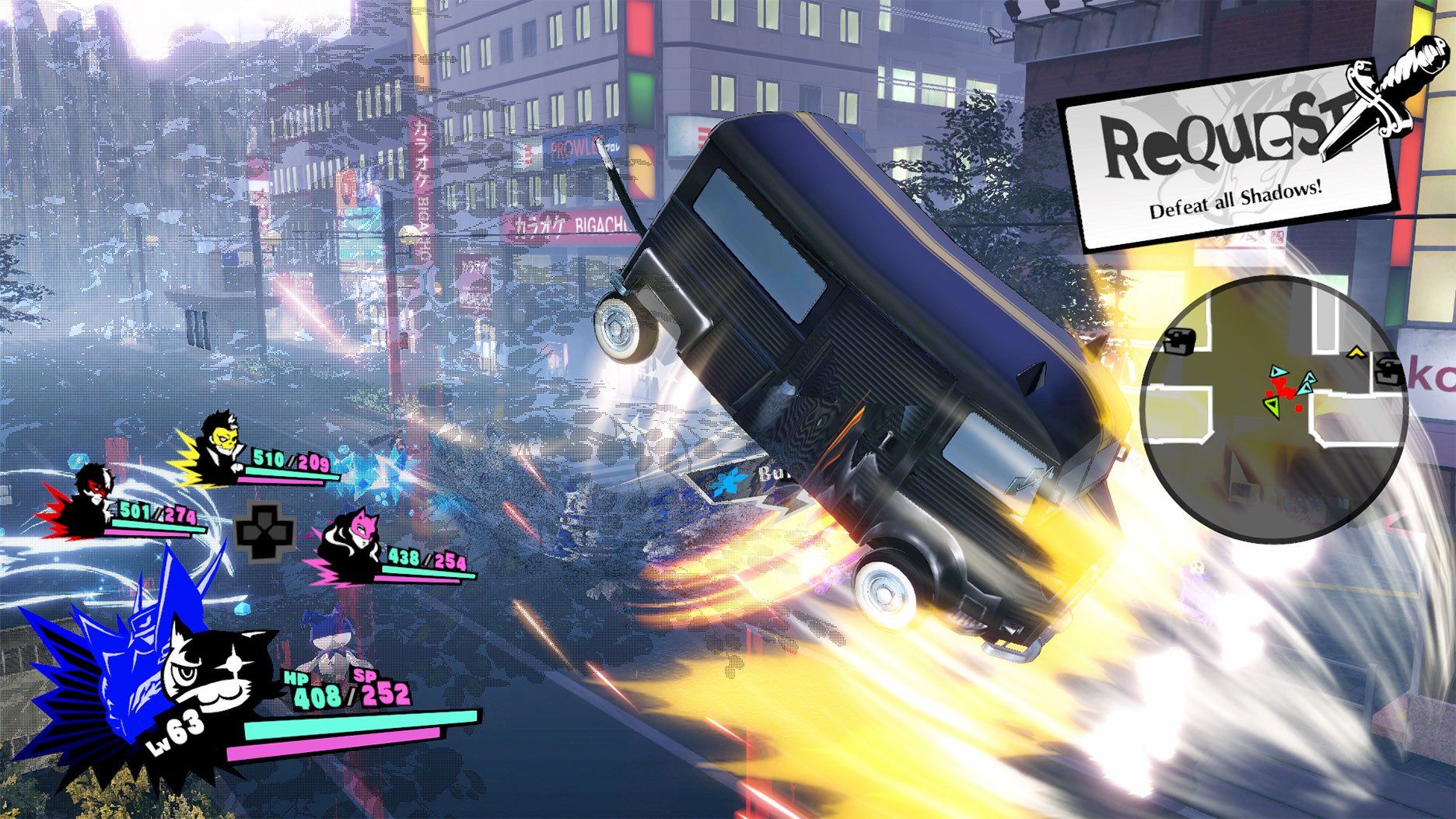 Hit enemies with a cat bus and other special moves in the Persona 5 ...