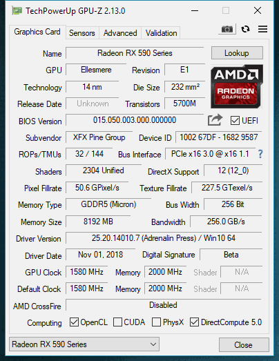 Radeon RX 590 Review: AMD’s First 12nm GPU Hits 225W - Tom's Hardware ...