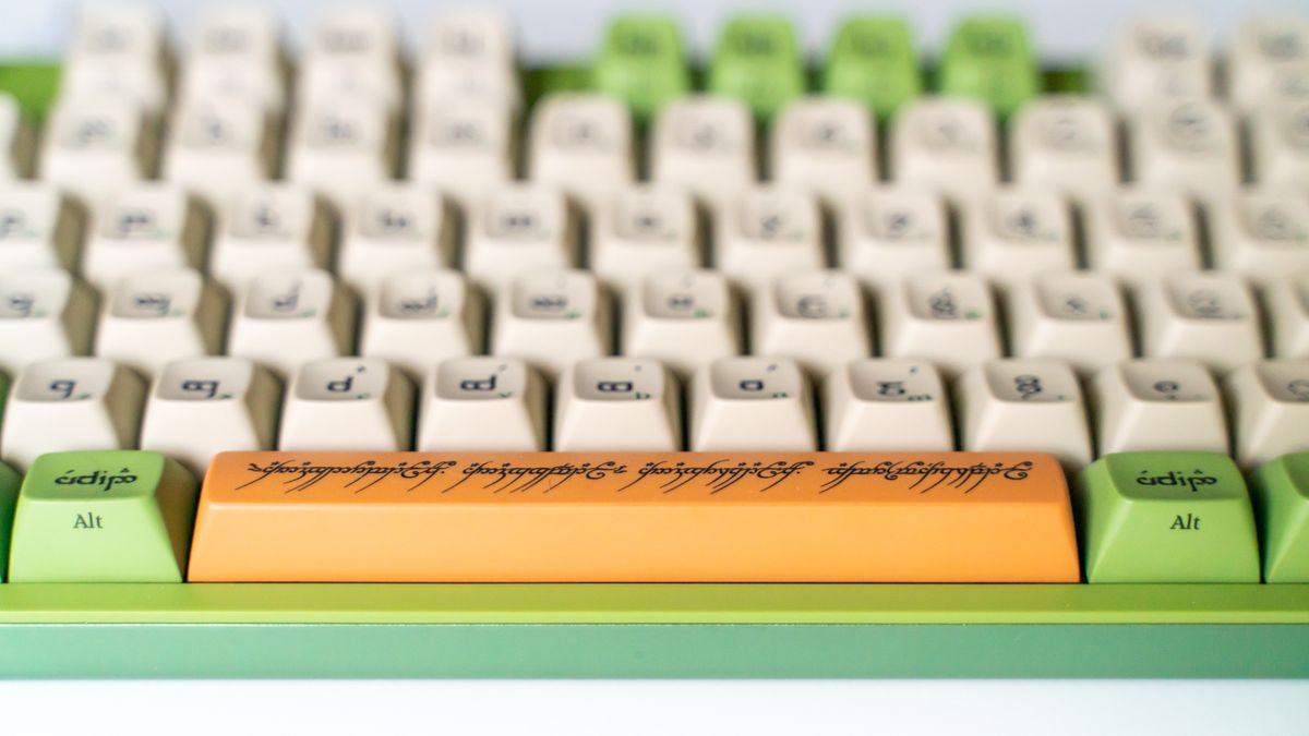 Drop + The Lord of the Rings Elvish keyboard review | TechRadar