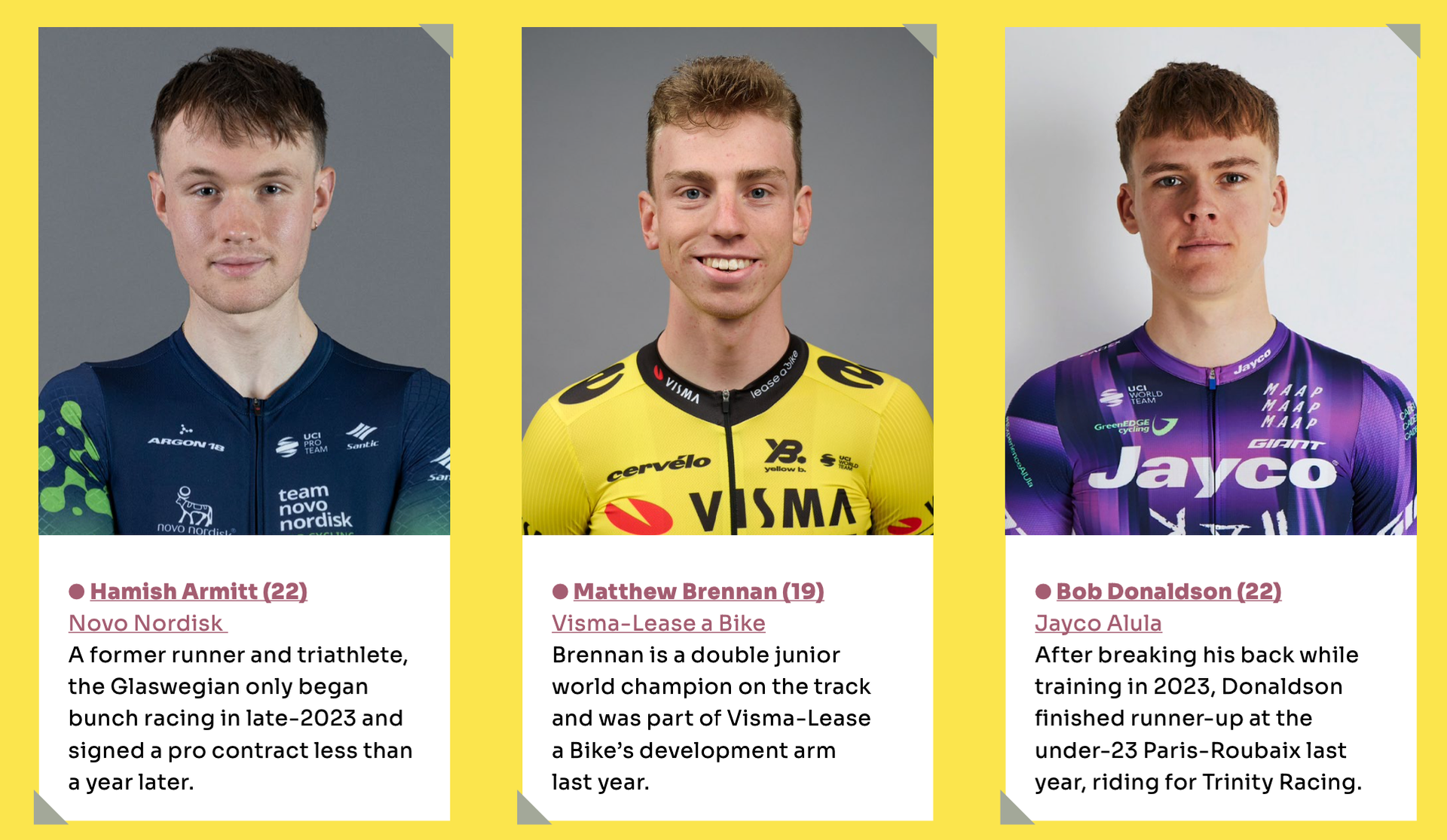 Class of 2025: Meet the 12 British cyclists who turned pro this year ...