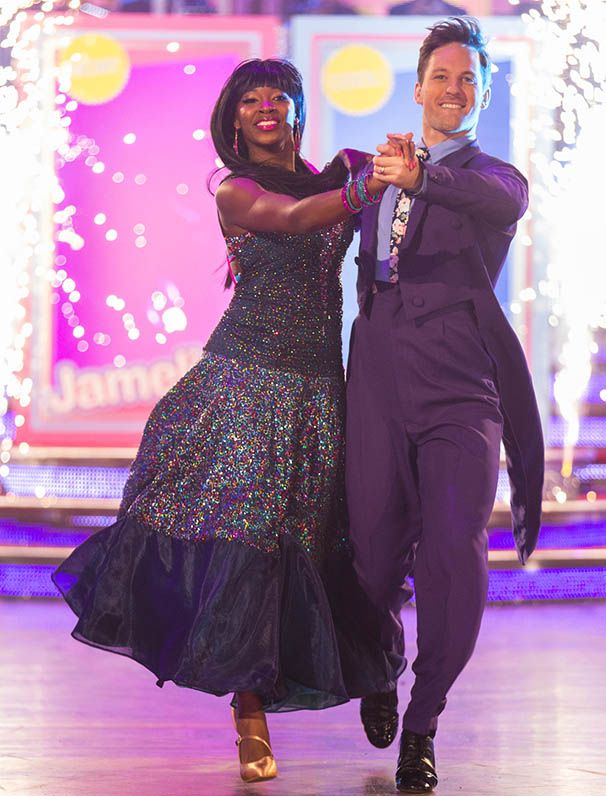 Jamelia exits Strictly Come Dancing, going out on a high at Blackpool ...