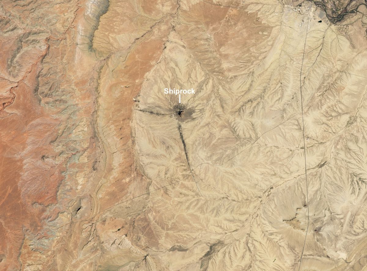 Towering Rock Once Hidden Beneath Earth Seen from Space | Space