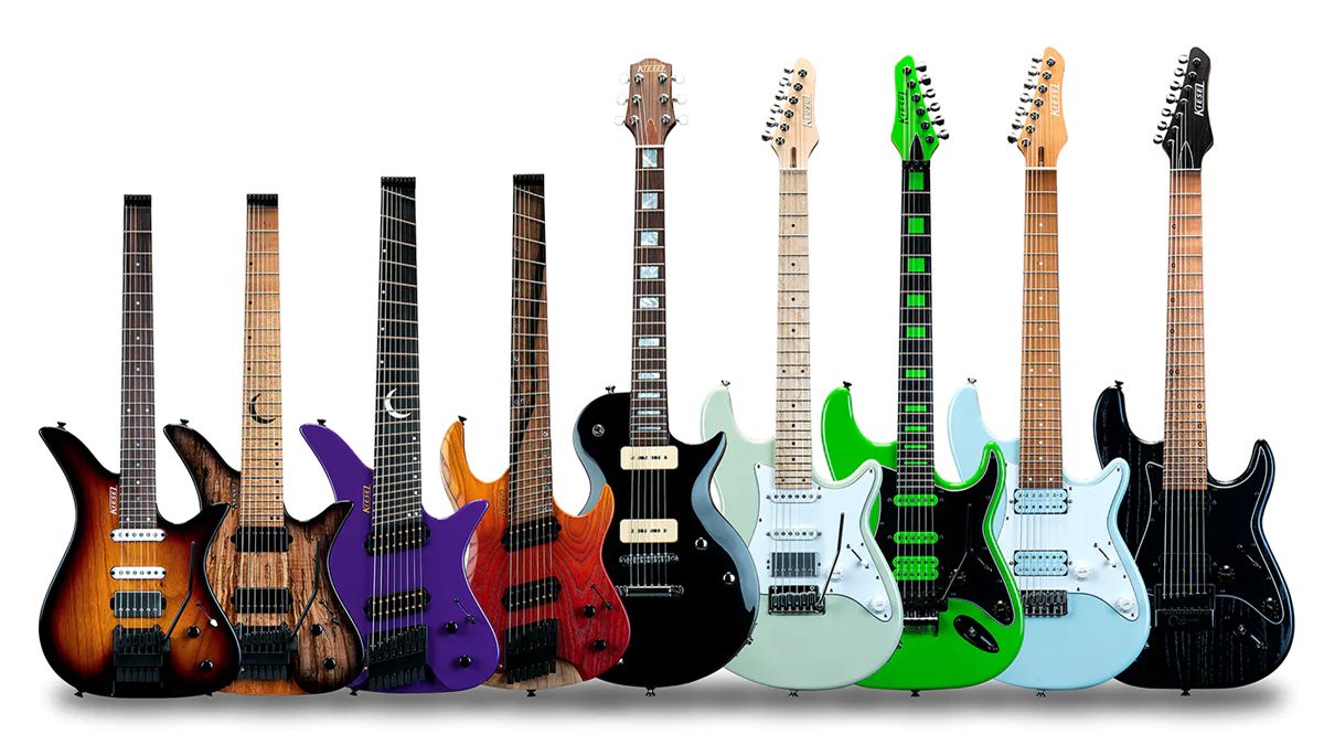 Kiesel debuts headless Thanos electric guitars and introduces a wealth ...
