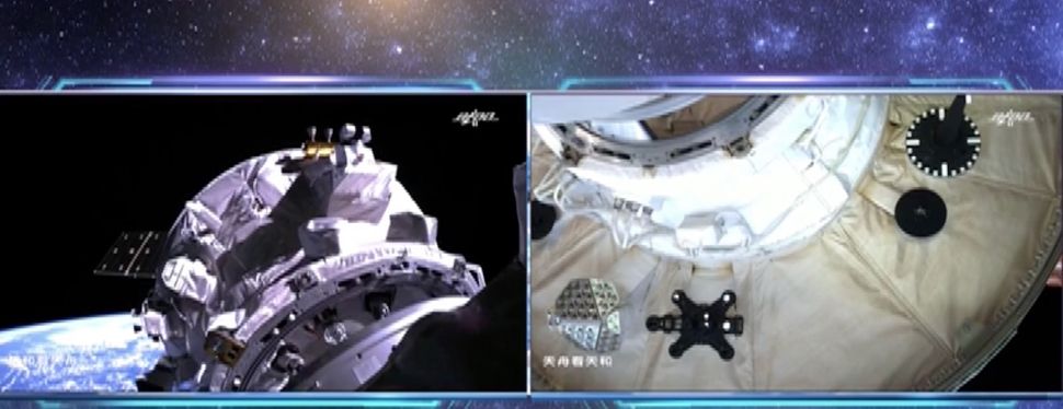 China's new Tianzhou 4 cargo ship docks with Tiangong space station ...