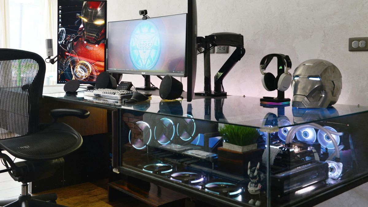 This DIY RTX 4090 glass table build sees beauty meet the beast | PC Gamer